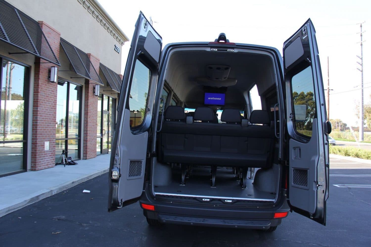 15 PAX Ford Transit Van -Luxury Edition - Orange County Van Rentals